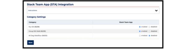 Event Day App - Stack Endurance