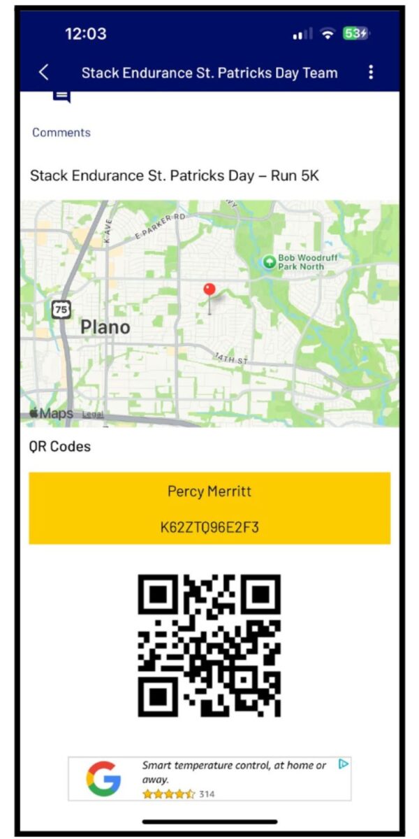 Event Day App - Stack Endurance