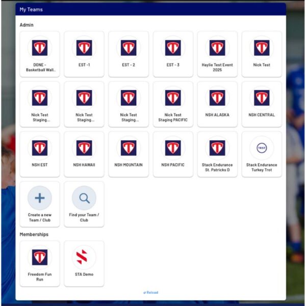 Event Day App - Stack Endurance