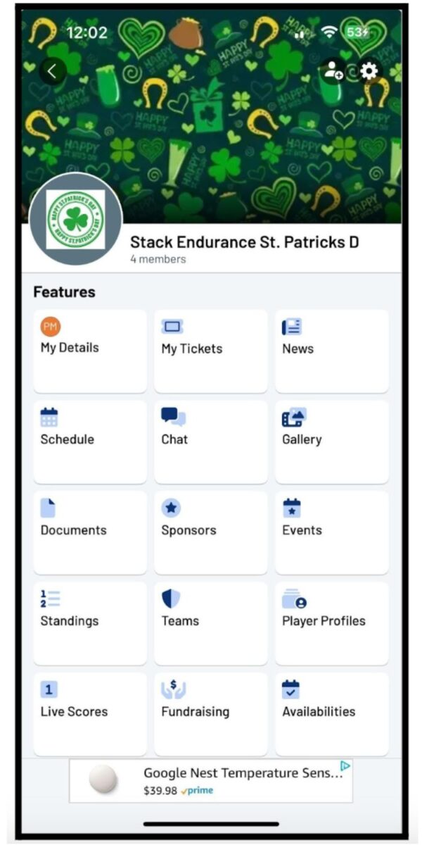 Event Day App - Stack Endurance